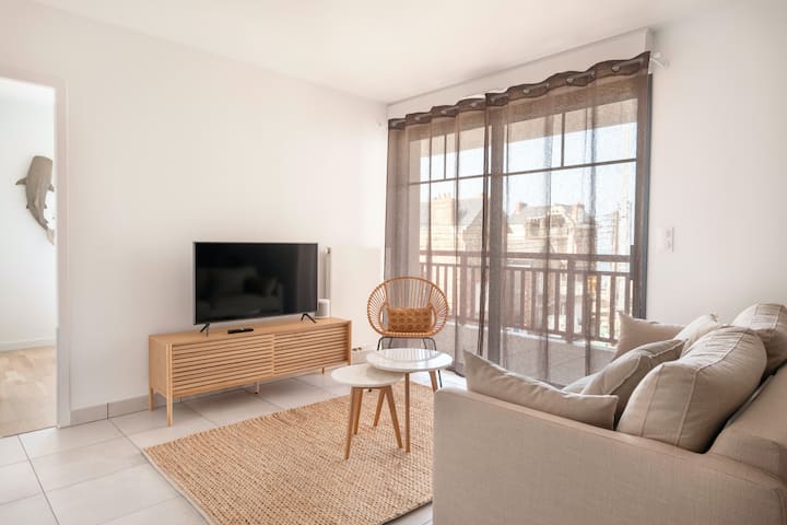 Nice Flat For 6, Sea View, 50m From The Beach - Bretagne