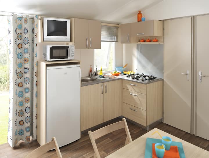 Mobil Home Ty Bihan 4 Pièces 6 Personnes + Tv - Étel
