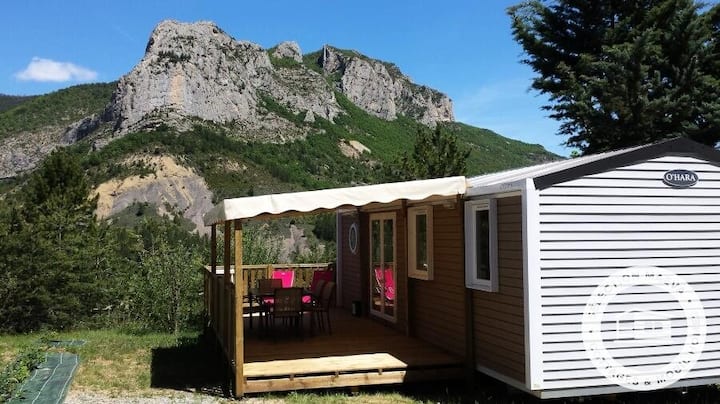 Mobil Home Premium 4 Pièces 6 Personnes Climatisé + Tv 196787 - Orpierre