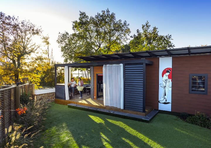 Cottage Pagode Premium 3 Pièces 4 Personnes Vue L - Sanguinet