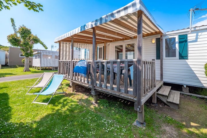 Camping maeva club les dinosaures **** - classic mobile home 3 rooms 4 people - Jard-sur-Mer