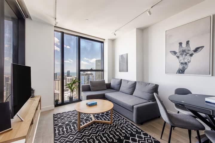 Skyline Living: Elegant Pad In Central Melbourne - Rod Laver Arena