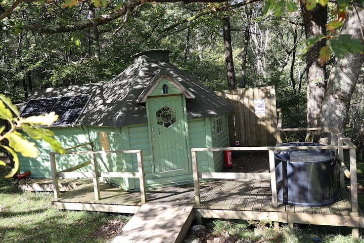 Woodland Cabin With Hot Tub - Wales