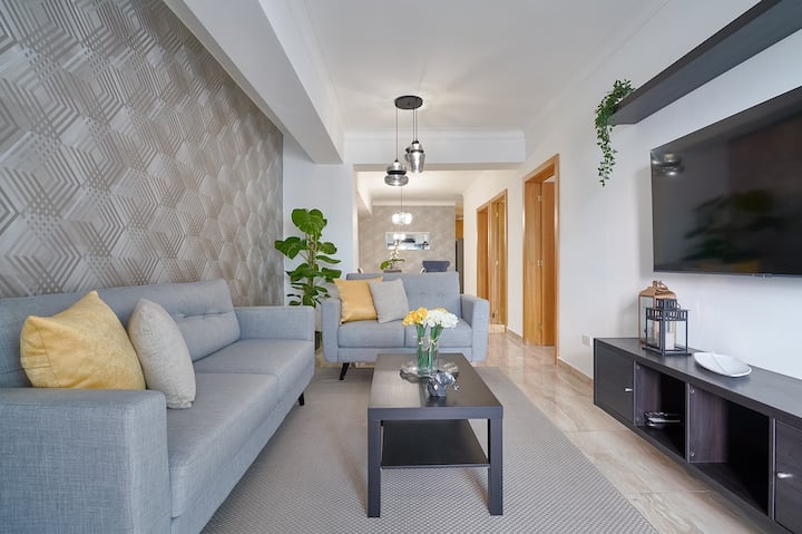 ®{ 2br~downtown~spot} @Sd +Wifi +Family+parking - Santo Domingo