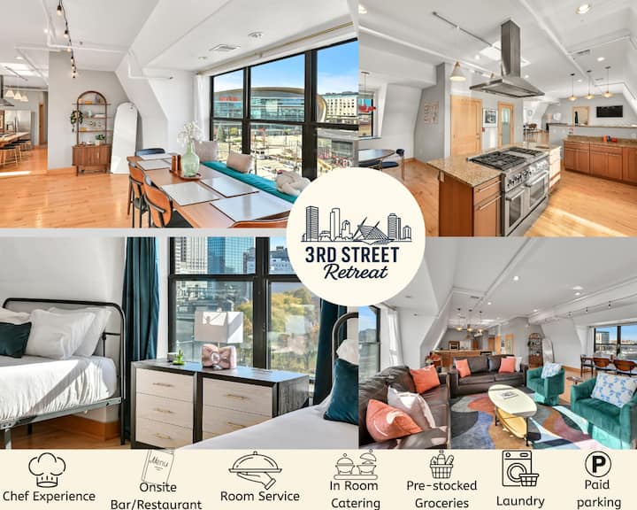 Penthouse • Fiserv, Bars, Perks & Big City Views - Milwaukee