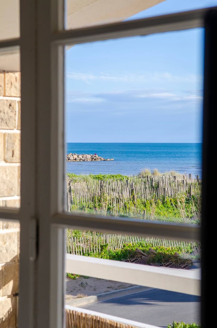 Les Mouettes : T3 Vue Mer, Plage à 30m, 3 Etoiles - Valras-Plage