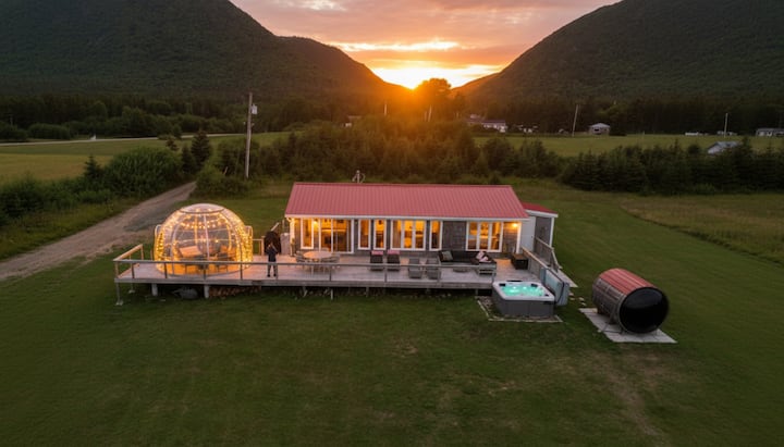 Blissful Beachfront Bungalow Beach-hot Tub-sauna - Dingwall