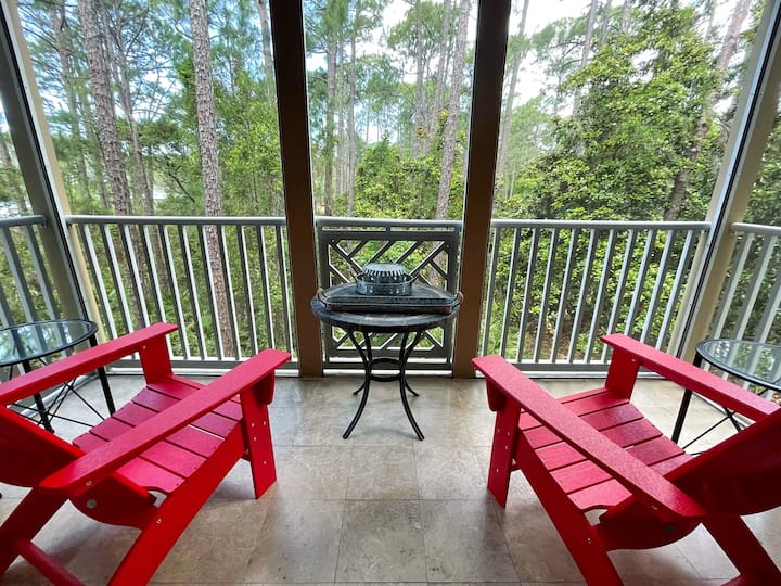 Wave From It All | Walk To Beach | Screened Patio - Grayton Beach, FL