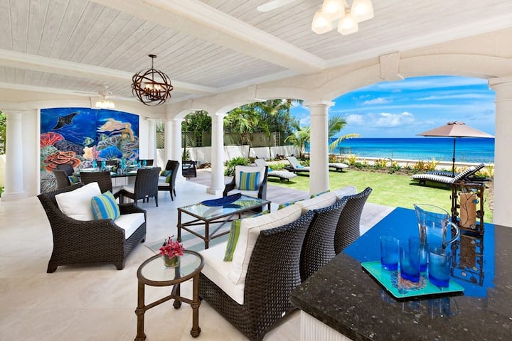 Beachfront Villa With Plunge Pool - Still Fathoms - Barbados
