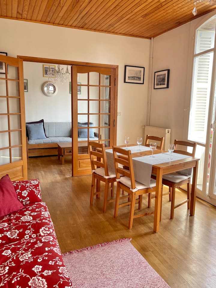 50m De La Plage, Apt. Dans La Villa Française - Eu