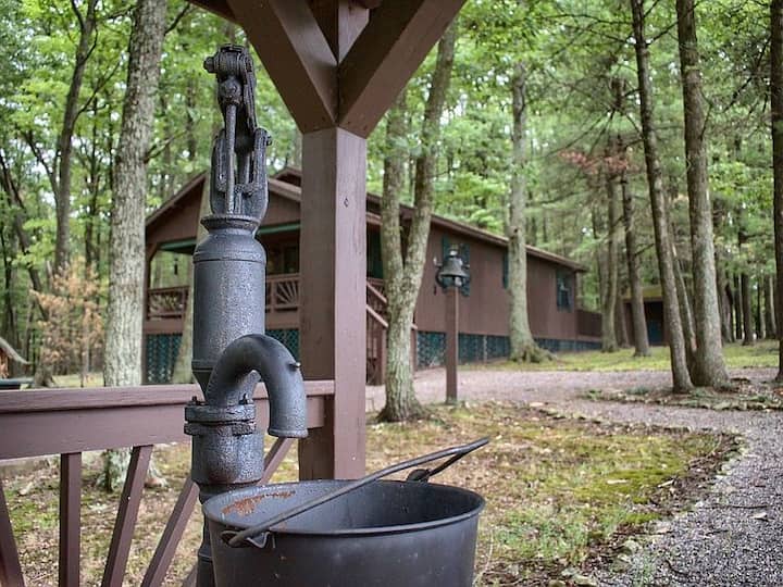 Stunning Private Setting, Hammock, Fireplace Wi-fi - Bald Eagle State Forest, Laurelton