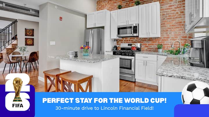 Cheerful Chestnut Hill 2 Br/1.5 Ba/private Deck - Philadelphie, PA