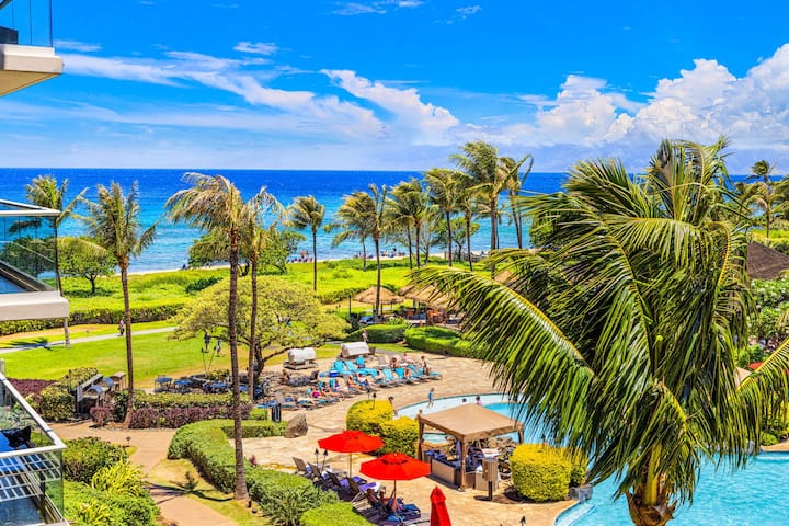 Maui Resort Rentals: Honua Kai Incredible 8 Bedroom Oceanfront Gem, Over 5200 Combined Sq. Ft. W/ Built-in Viking B.b.q.! - Maui, HI