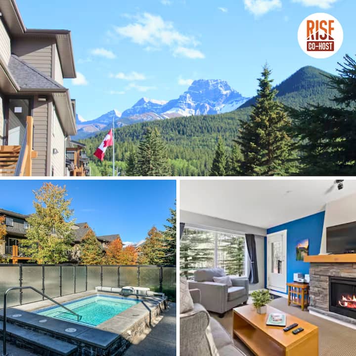 Hot Tub | Walkout Patio To River |Mountain Getaway - Canmore