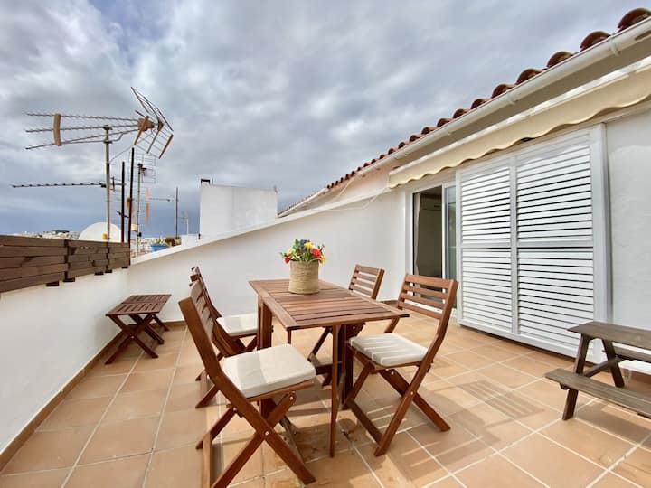 White Home, Terrasse Avec Vue Près De La Plage - Sant Feliu de Guíxols