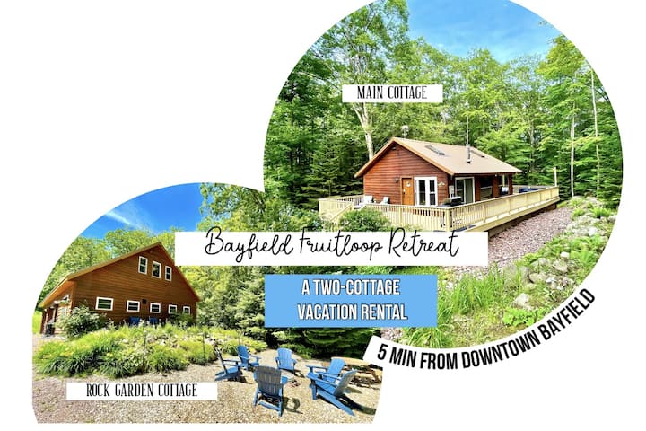 Bayfield Fruit Loop Retreat -2 Cottages - Bayfield, WI