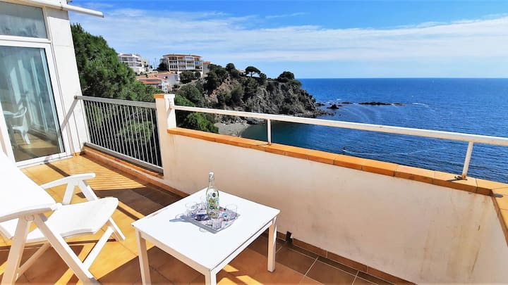 Cau Del Llop 3 Magnifique Appartement Avec Vues Panoramiques Sur La Mer - Llançà