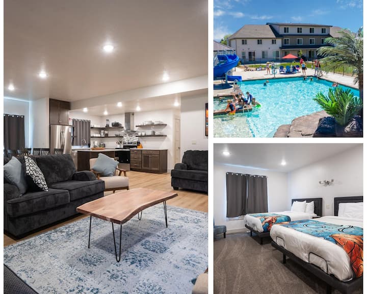 City Center Townhome 9 - 3 B/4 Ba With Pools+rec - Bear Lake