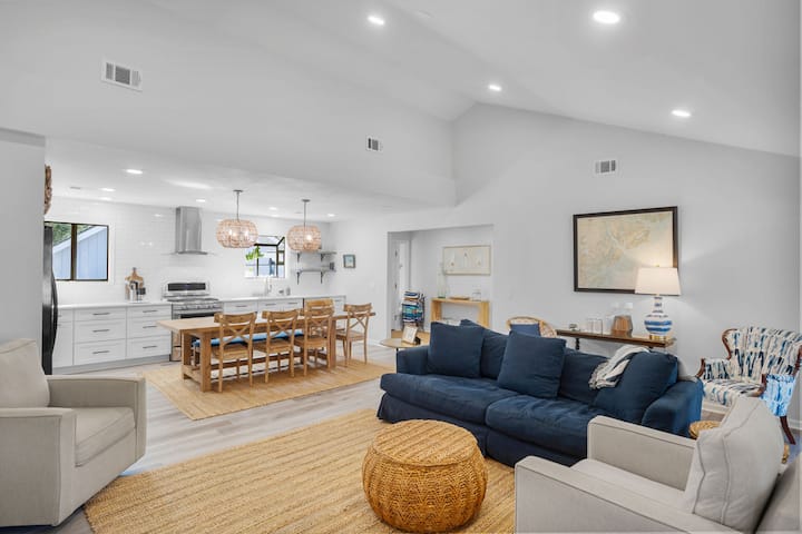 Renovated Center Island Home & Garage Apt 4bd/3ba - Fripp Island, SC