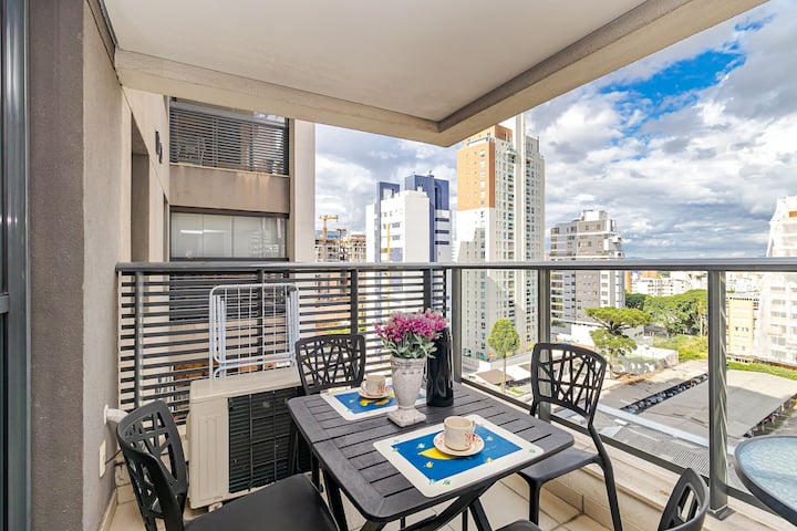 I116a- Vista Maravilhosa, Garagem E Varanda Gourme - Curitiba