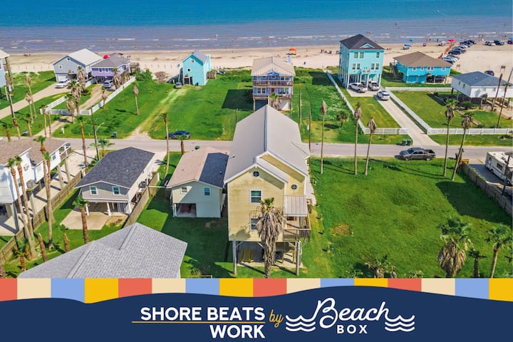 Cozy Beach House, Steps To The Beach - Galveston, TX