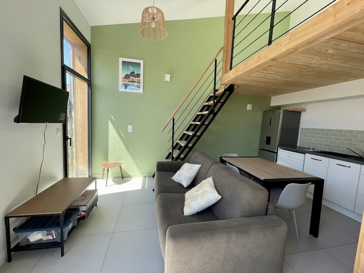 Loft Neuf Et Lumineux Avec Extérieur - Étang de Lacanau
