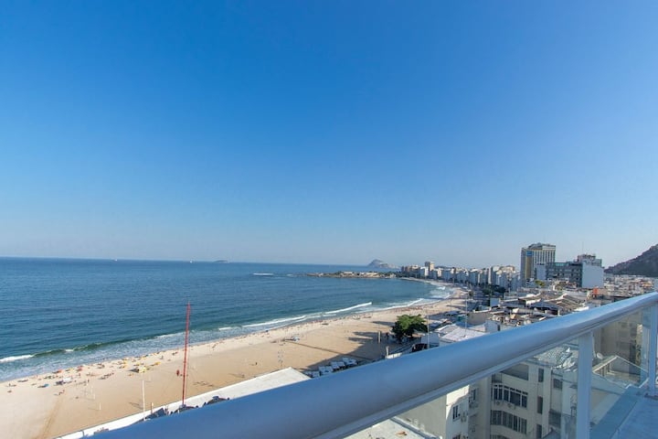 Flat Praia De Copacabana- Garagem & Vista Mar 401 - Ipanema