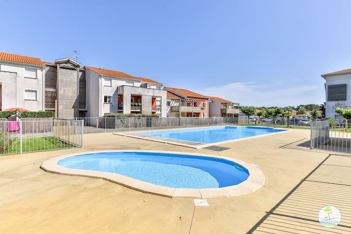 Biscarrosse Bourg Joli T3 Dans Résidence Avec Piscine - Biscarrosse