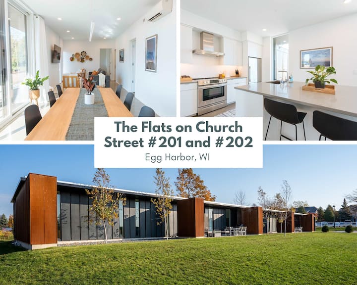 6br Modern Duplex · Walk To Downtown Egg Harbor - Egg Harbor, WI