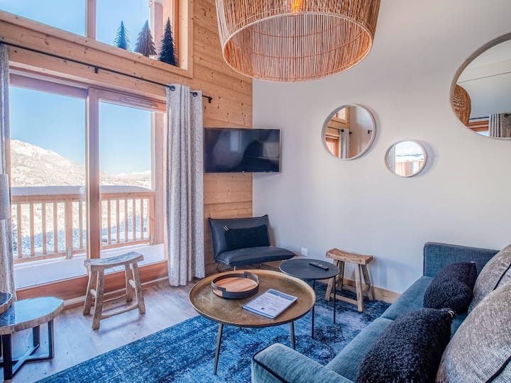 Chalet Duplex 3* Ski-in/ski-out, 8 Pers, Vue - Méribel