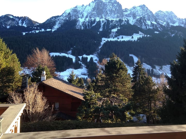 Alp Sunrise - Top View Cozy Chalet - Saanen
