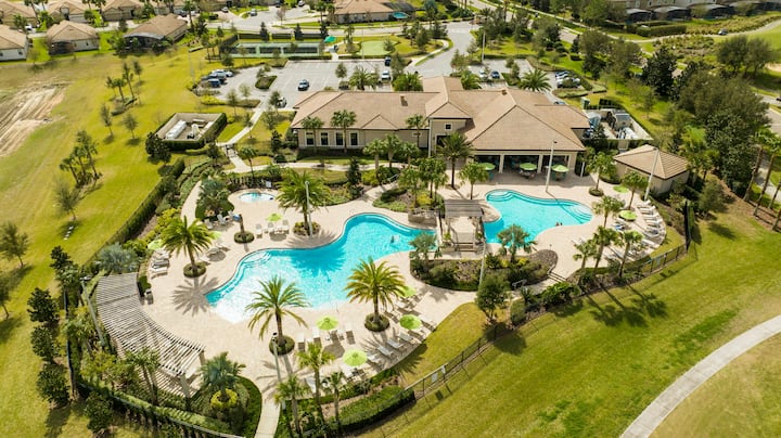 Lovely 5br/5ba Home With Private Pool Cg1646 - Davenport, FL