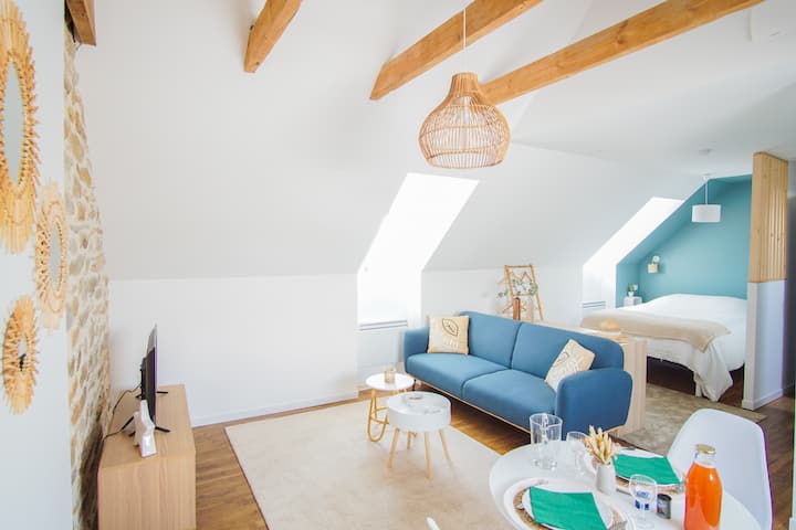 -Picco Bianco-studio Entièrement Rénové-concarneau - ibis budget Concarneau