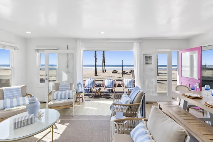 Beach House On Sandy Beach, Walk To Restaurants - Oceanside, Californie