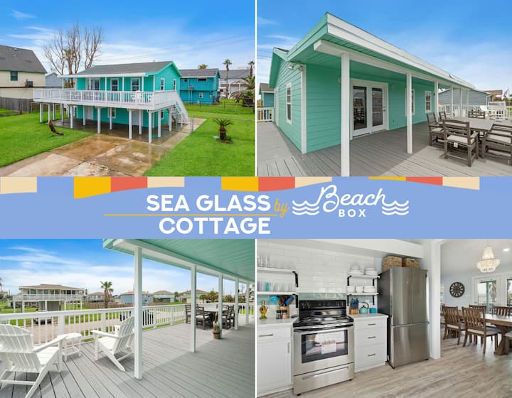 Beach Bungalow With Large Deck, Steps To Beach - Jamaica Beach, TX