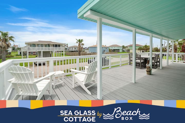 Beach Bungalow W/ Wrap-around Deck, Close To Beach - Jamaica Beach, TX