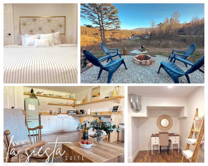 Cozy King Apt Suite W/ Fire Pit & Mountain Views - Bryson City, NC