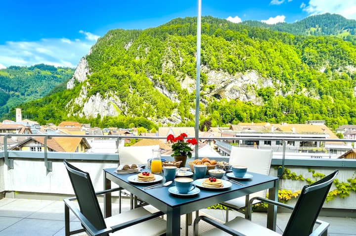 Concierge, Penthouse Alps Scenic View By Swisshut - Interlaken