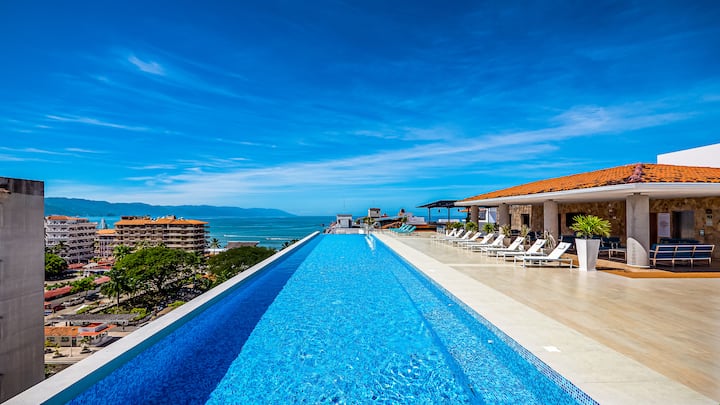 The Park Penthouse Oceanview 1 Block Malecon - Puerto Vallarta