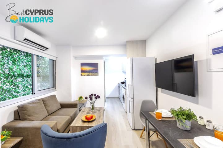 C-premium Flat 1, 100m From Beach And City Centre - Larnaca