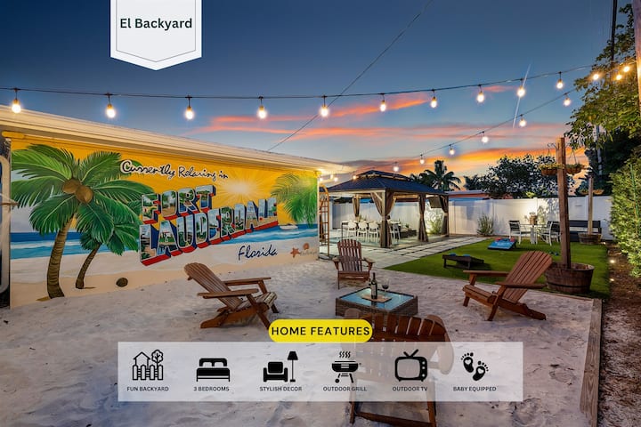 Backyard Paradise: Gazebo • Tv • Grill • Sandpit - Tamarac