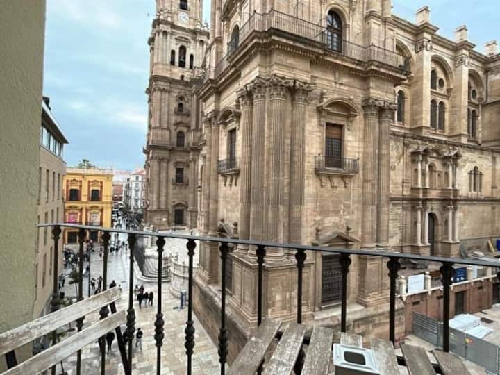 Malaga Center Flat Cathedral Balcony City Views - Málaga