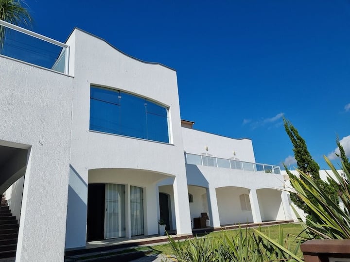 Casa Blanca Mansion In São Roque 5 Parking Spaces - São Roque