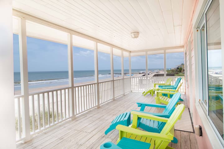 4br 2ba Oceanfront ~Barefoot Bungalow - Edisto Beach