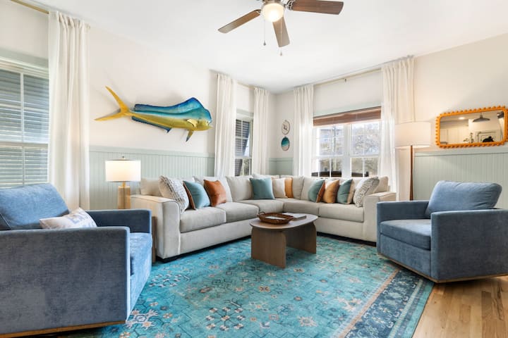 Folly - Large Front Porches - One Block To Beach - Folly Beach, SC