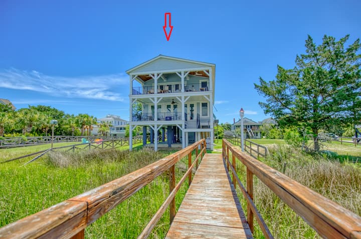 Sunset Sanctuary - Duplex, Creek Front, 3 Bedrooms - Pawleys Island, SC