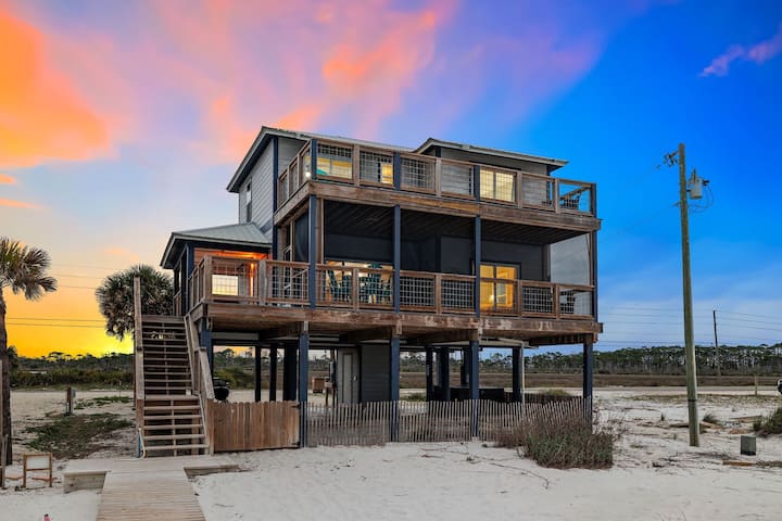 Sippin' By The Sea -Private Boardwalk! Water View! - Cape San Blas, FL