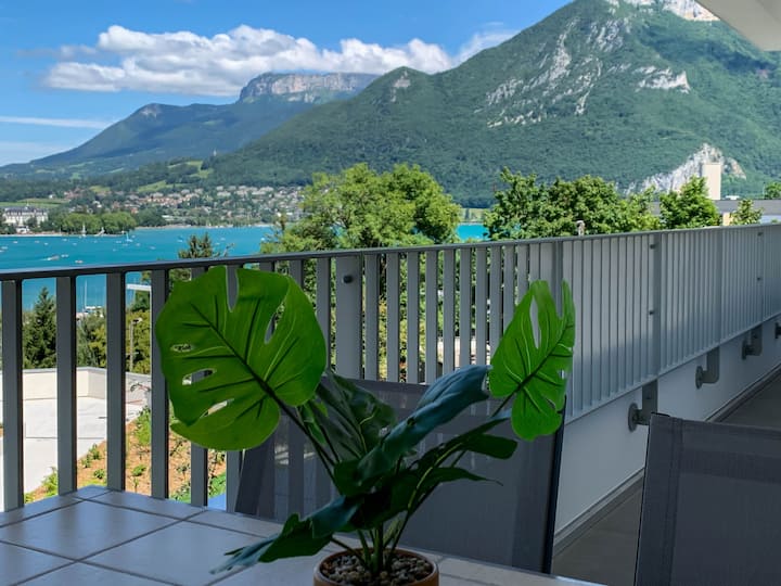 Emeraude Vue Incroyable Lac - Annecy