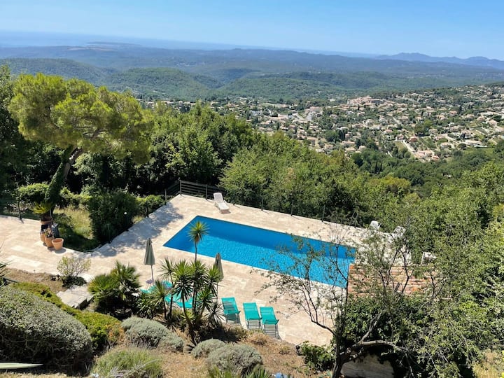 Villa Neuve 5 Chambres Paradisiaque Vue Magnifique - Cagnes-sur-Mer