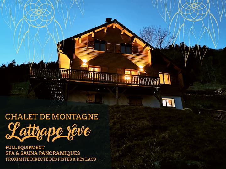 L'attrape Rêve#spa#sauna Pano#2 Min Pistes#rando - Vosges